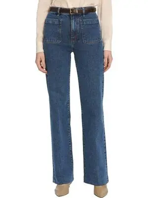 FRAME The Refined Straight Leg Jeans - Saturn