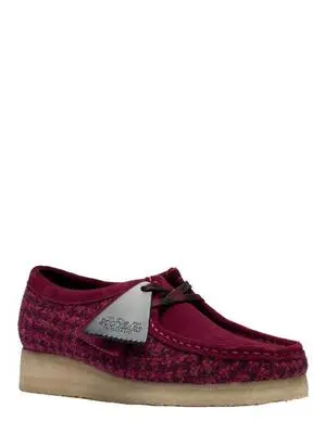Clarks Wallabee Chukka Boot - Purple Tweed Combo