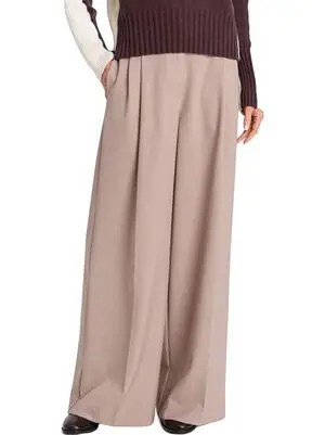 TWINSET Wide Leg Trousers Beige