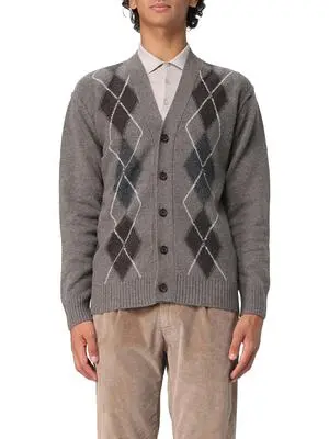 PAOLO PECORA Argyle Sweater - Grey