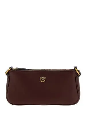 Pinko Mini Baguette Bag Burgundy