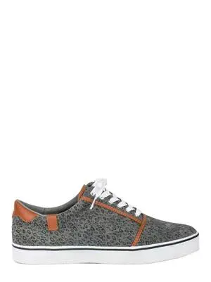 BOBBIE BURNS Leopard-print Sneakers - Grey