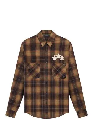 AMIRI Star Leather Flannel