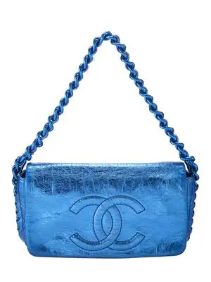 CHANEL Chanel Metallic Calfskin Modern Full Flap Small
