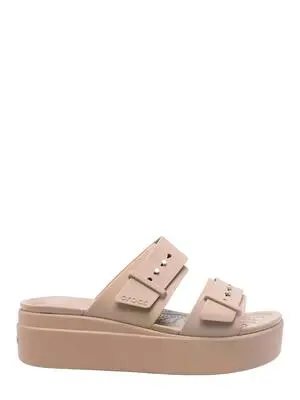 CROCS 40mm Brooklyn Double-buckle Sandals - Neutrals