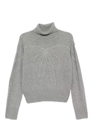 KIMHEKIM Faux-pearl Detailing Sweatshirt - Grey