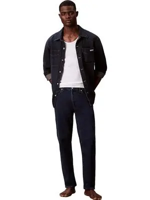 Calvin Klein Tapered Ankle Length Jeans - Mariner Blue