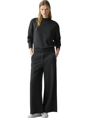 Theory A-line Pull-on Pant - Charcoal Melange