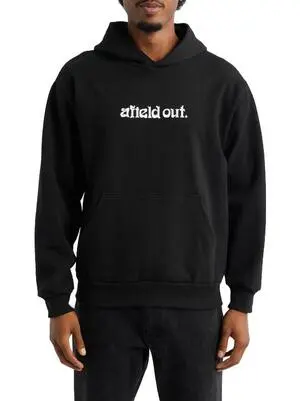 AFIELD OUT Cotton Fleece Graphic Hoodie