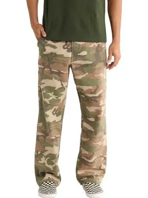 VANS Drill Chore Camo Print Pants - Vintage Camo