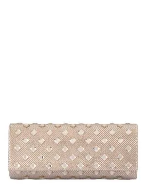 OLGA BERG Bridget Crystal Clutch - Champagne