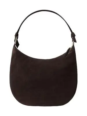 LOEFFLER RANDALL Morgan Leather Hobo Bag - Dark Brown