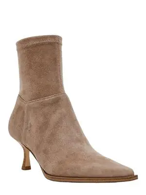 Steve Madden Stasia Mid-heel Ankle Boots - Taupe