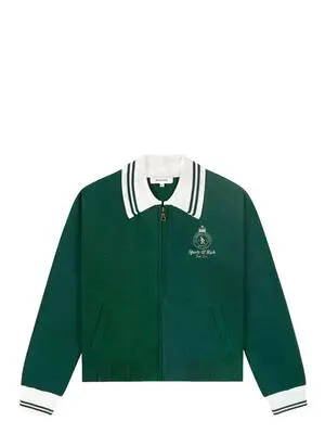 SPORTY & RICH Zip-up Track Jacket - Green