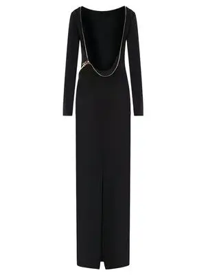 TOM FORD Open-back Maxi Dress - Black