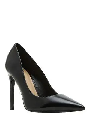 Steve Madden Noir Pumps - Black Leather