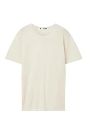 Eterne Boyfriend Cashmere-jersey T-shirt - Off-white