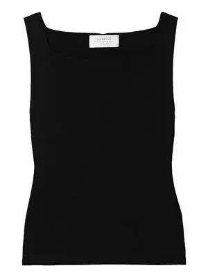 LA LIGNE Simon Knitted Tank - Black
