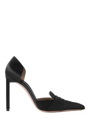 TOM FORD Eva D'orsay Satin Pumps - Black
