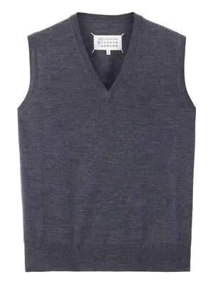 MAISON MARGIELA Wool Vest Navy