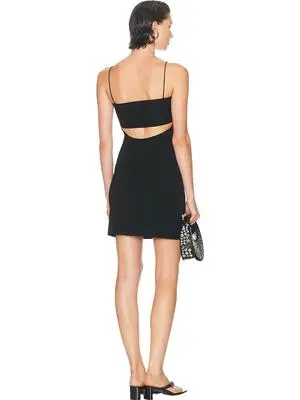 Alexander Wang Cami Band Mini Slip Dress - Black