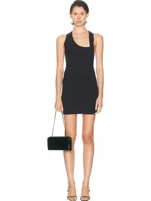 ZIAH Asymmetric Racer Dress - Black