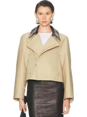 Givenchy Short Zipped Caban Jacket - Beige