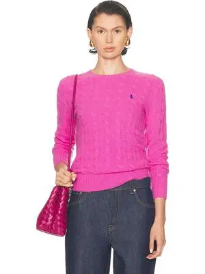 Ralph Lauren Long Sleeve Top - Pink Lace