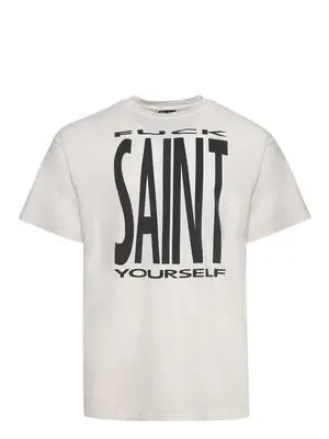 SAINT MXXXXXX Saint Yourself Tee - White