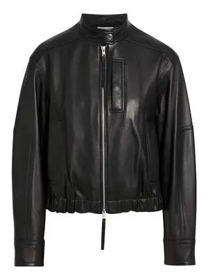 Vince Leather Jacket - Black
