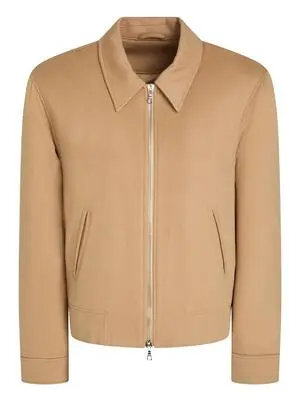 Officine Générale Wool And Cashmere-blend Felt Jacket - Sand