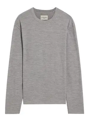 Officine Générale Benny Wool-blend Sweater - Gray