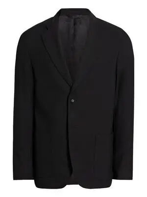 Officine Générale Michel Grain De Poudre Wool Blazer - Black