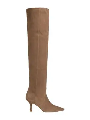 STUART WEITZMAN Naomi 75 Suede Over-the-knee Boots - Camel