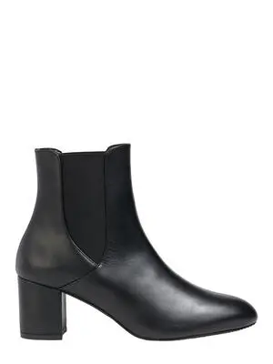 STUART WEITZMAN Yuliana 60 Leather Chelsea Boots - Black