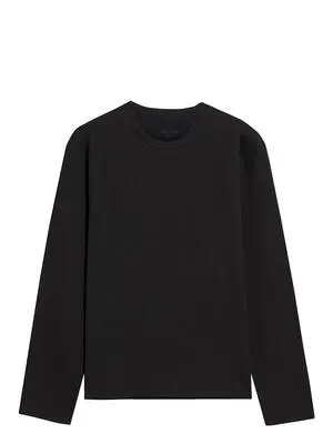 Rag & Bone Lewis Cottonblend Tshirt Black