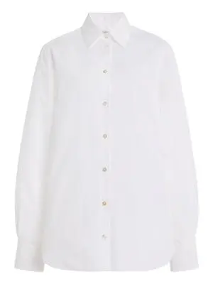 AMIYA Britannia Cotton Shirt White