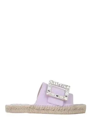 ROGER VIVIER Espadrilles In Leather - Pink