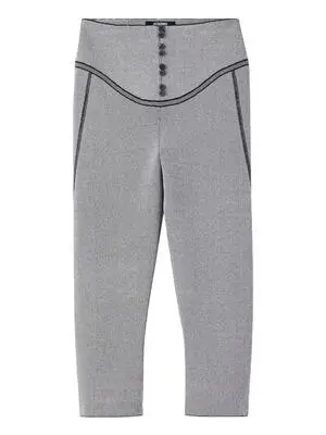 JACQUEMUS Button-Detailed Cropped Trousers