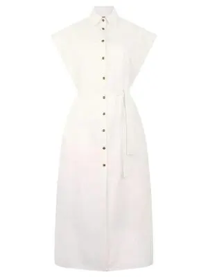ROBERTO CAVALLI Belted Shirt Dress