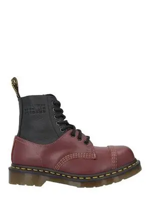 MM6 MAISON MARGIELA X DR. MARTENS Leather Ankle Boots - Black
