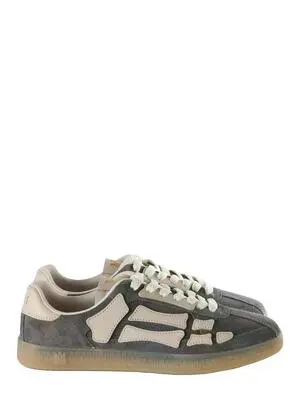 Amiri Pacific Bones Suede Sneakers - Grey