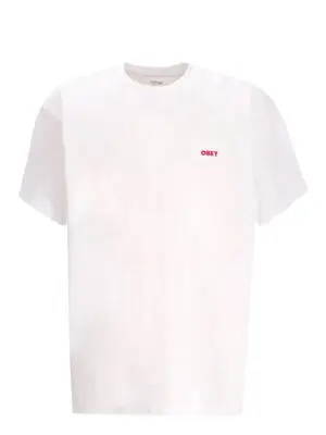 Obey Cotton T-shirt - White