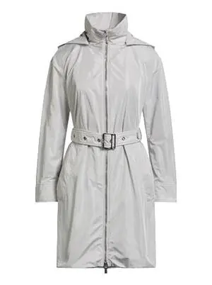 MOORER Light Polyester Overcoat - Grey