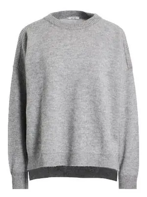 Peserico Knitted Sweater With Metallic Fiber - Grey