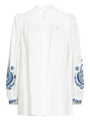 Max Mara Linen Blend Shirt - White