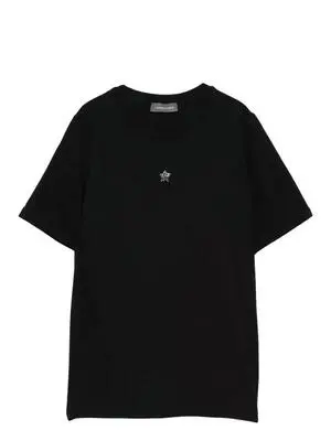 Lorena Antoniazzi Star-embellished T-shirt - Black