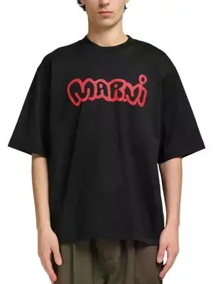 Marni Logo-print T-shirt - Black