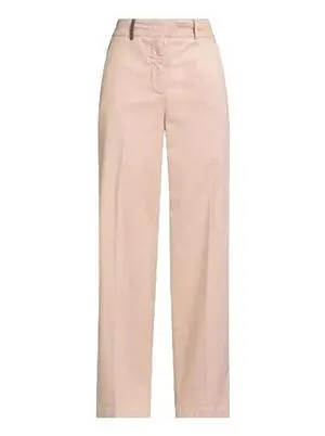 Peserico Wide-leg Gabardine Pants - Beige