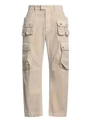 Dsquared2 Cotton Blend Cargo Pants - Beige